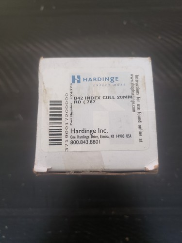 Hardinge B42 Index Collet 20MM RD (.787) | eBay