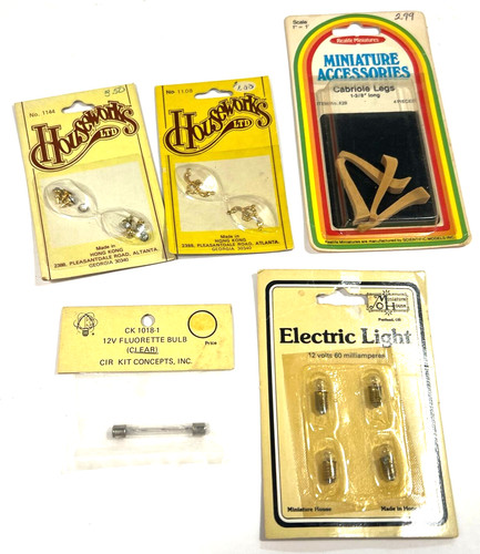 1:12 Dollhouse Misc Hardware And Light Bulbs - NEW | eBay