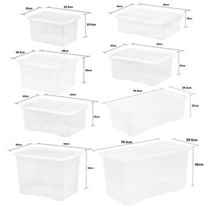 Plastic Storage Boxes 110l for sale | eBay