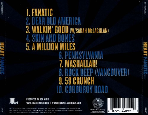 HEART - FANATIC NEW CD 887254409922 | eBay