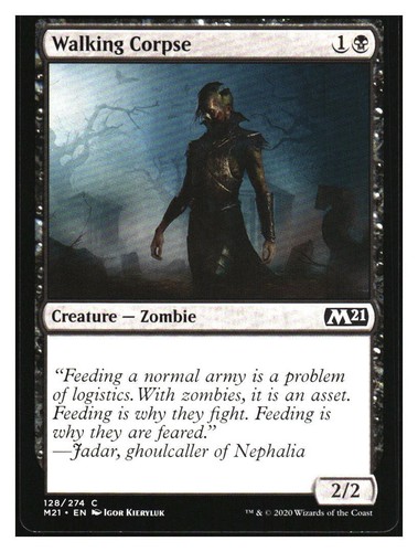 Walking Corpse Core Set 2021 MTG - NM+ *Mythic Relics* | eBay