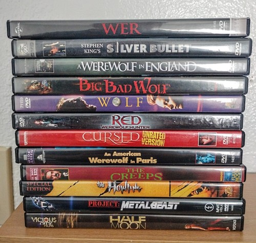 Lot Of 12 Werewolf Horror Movies DVDs | eBay