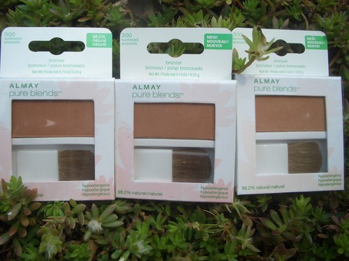 3 ALMAY PURE BLENDS 98.2% NATURAL BEAUTIFUL BRONZER, #300 SUNKISSED | eBay