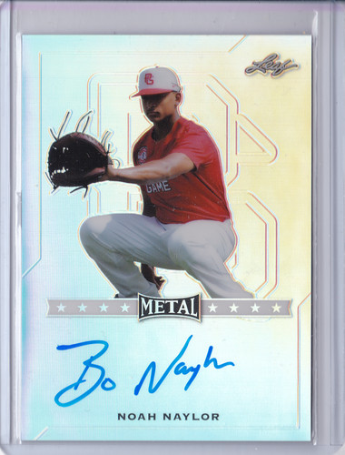 2017 Leaf Perfect Game NOAH NAYLOR Silver Holo AUTO Autograph RC Rookie ...
