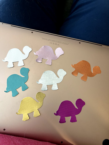 15 Stampin Up Foil Turtle Punches Paper Punchies New Die Cuts | eBay