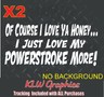 Powerstroke Vinyl Decal Sticker Diesel TRUCK 6.0 6.7 7.3 2500 | eBay