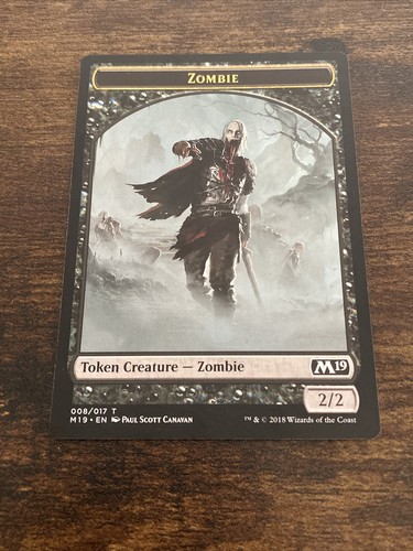 Zombie Token (008/017) M19 MTG Magic The Gathering B11425* | eBay