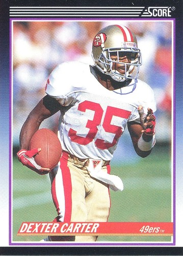 SCORE-SUPPLEMENTAL Dexter Carter RC 49ERS JETS Florida State FSU ...