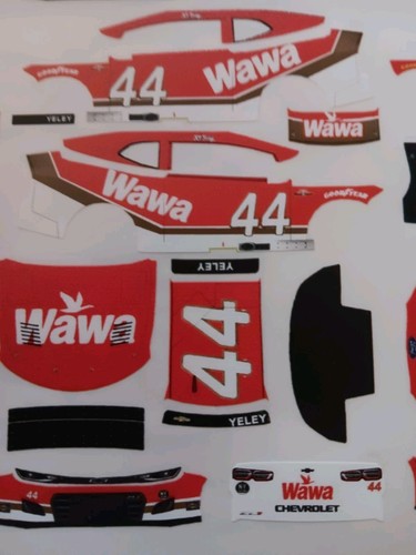 2025 JJ Yeley WAWA Throwback #44 1/64 Peel& Stick Decals | eBay
