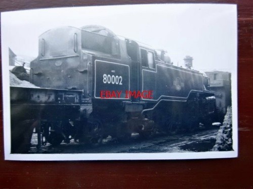 PHOTO BR STANDARD CLASS 4 TANK LOCO NO 80002 | eBay