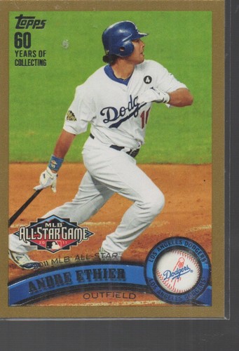 ANDRE ETHIER 2011 TOPPS UPDATE GOLD CARD #US258 | eBay