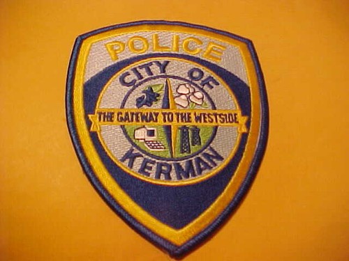 KERMAN CALIFORNIA POLICE PATCH SHOULDER SIZE UNUSED | eBay