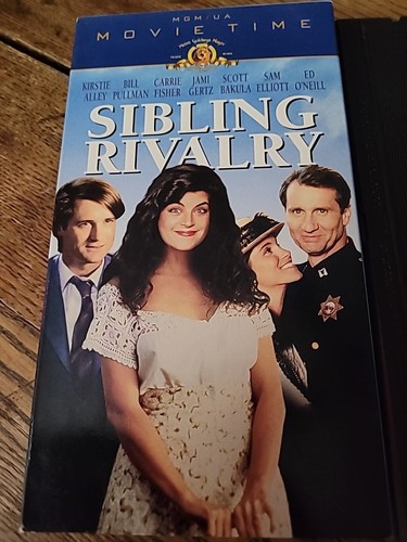Sibling Rivalry (VHS) 1990 Kirstie Alley, Bill Pullman, Carrie Fisher ...