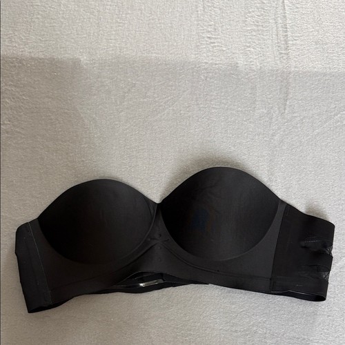 HANA Strapless Bra Front Closure Bandeau Bras Push Up Bralette Seamless ...
