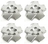 NEW Set SILVER Center Hub Caps that fit 2002-2010 LEXUS SC430 18" Alloy ...