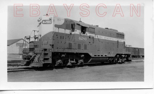 7J819 RP 1954 MOPAC MISSOURI PACIFIC RAILROAD ENGINE #4280 | eBay