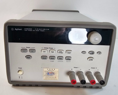 Agilent E3648A Dual Output DC Power Supply 0-8V,5A/0-20V,2.5A - Tested ...