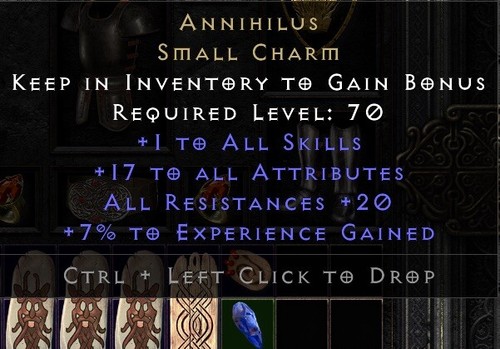 Diablo 2 Resurrected 17/20/7 Anni/Annihilus Charm💥Softcore D2R - PC | eBay