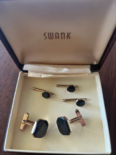 Swank cufflinks vintage with buttons | eBay