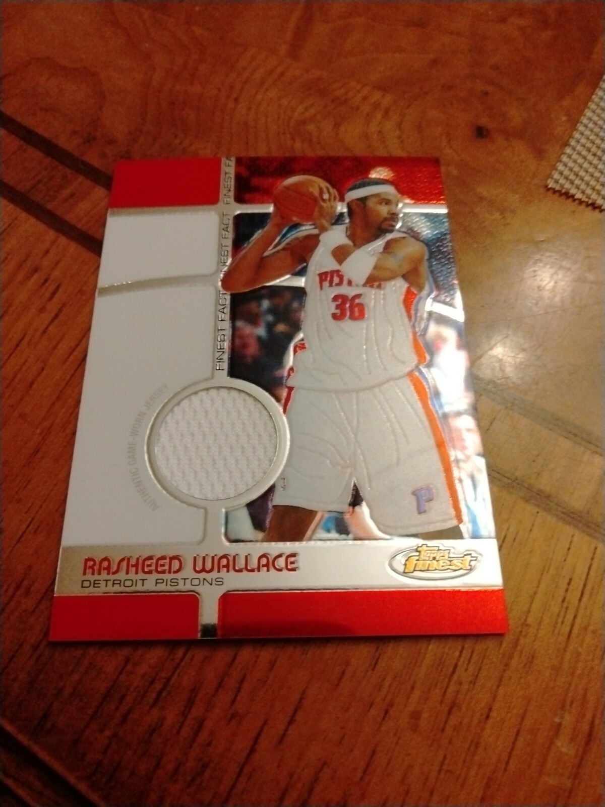 Rasheed Wallace 2005 Topps Finest #FFR-RW Fact Relics /1629 Price Guide - Sports Card Investor