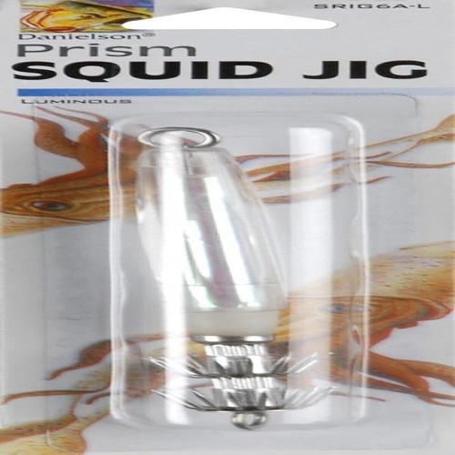 Danielson Squid Jig Pick 61/2" Luminous Fishing Equipment, Multicolor ...