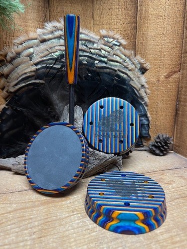 Easy Grip Gemrock Gray Slate over Aluminum Friction Pot Turkey Call w ...