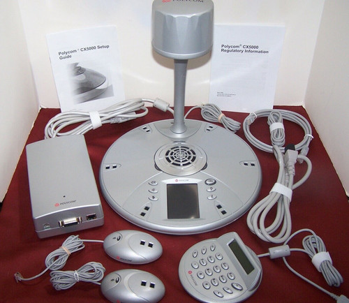 Polycom CX5000 Unified VC Station Dial Pad Power Data Box for sale ...