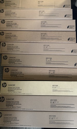 HP (2) W9170MC (2)W9171MC (2) W9173MC(2)W9172MC Toner Cartridge Set ...