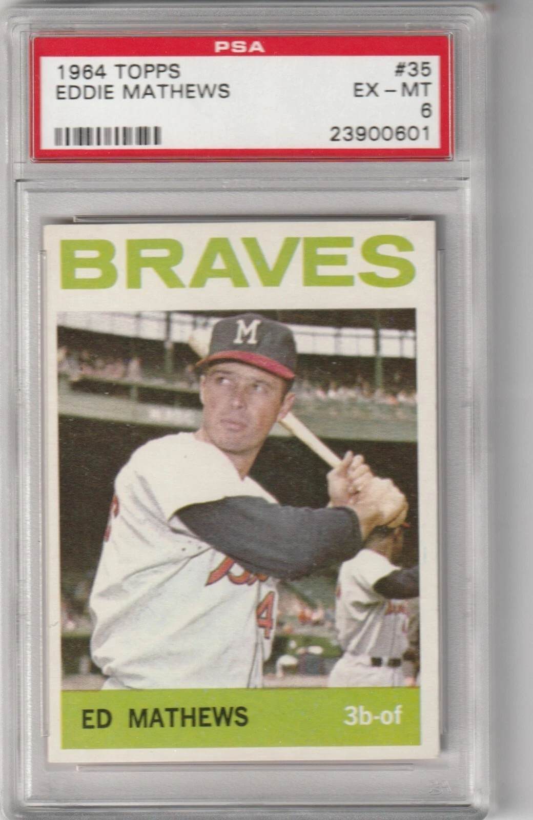 Eddie Mathews 1964 Topps #35 Base Price Guide - Sports Card Investor