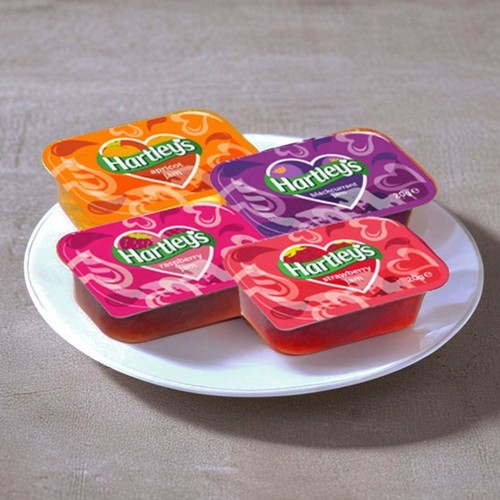 Hartley's Jam Selection - 4 Flavours - Strawberry, Blackcurrant ...