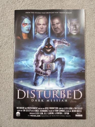 Disturbed Dark Messiah #3 1:5 Alessio Incentive Variant Opus Comics NM ...