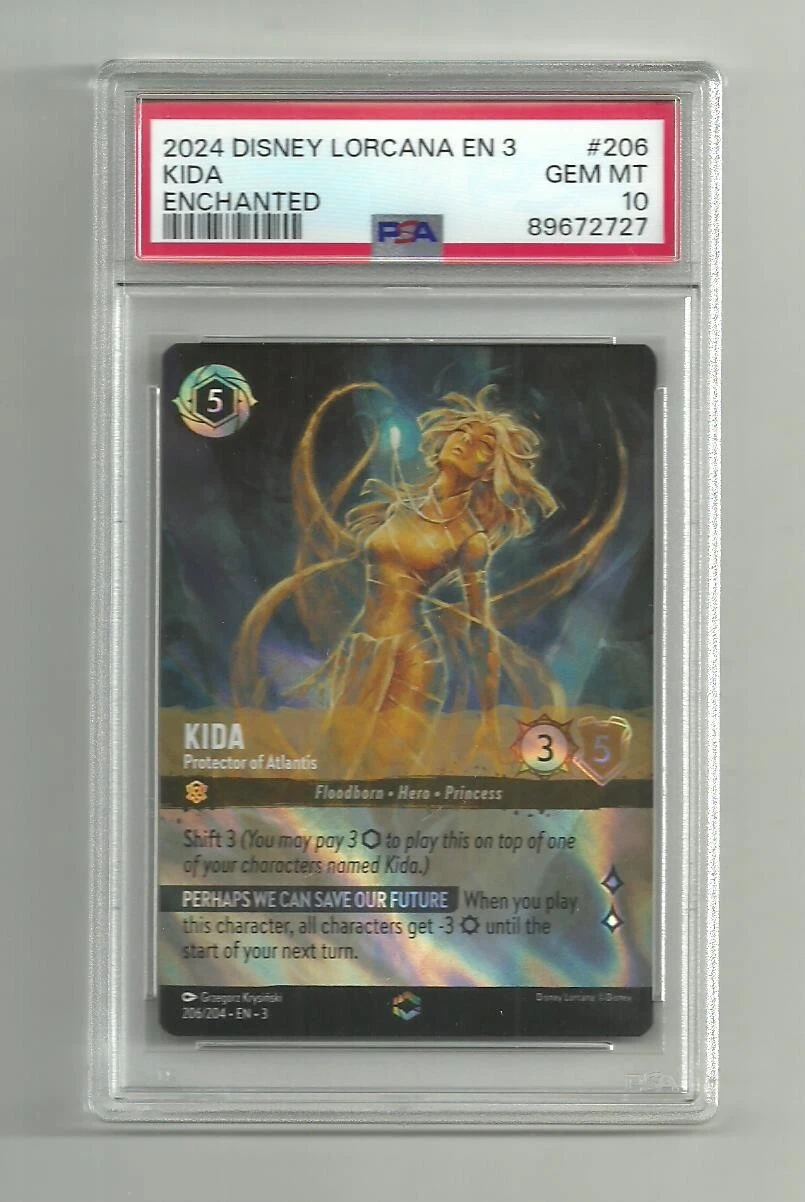 Kida - Protector of Atlantis 2024 Into the Inklands #206/204 Enchanted ...