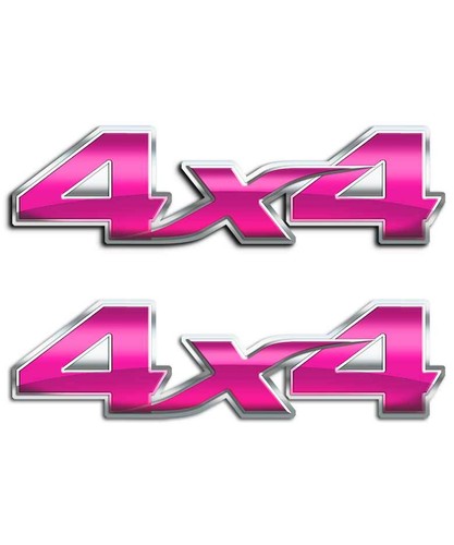 Pink 4x4 Truck Decal Sticker Set | eBay