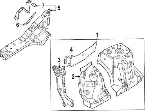 Genuine Nissan Upper Rail F4112-5MPMA | eBay