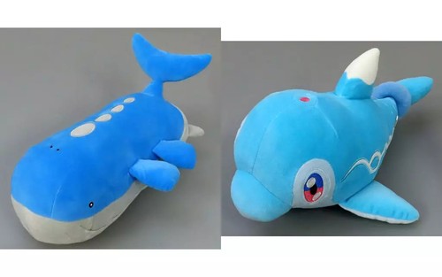 Wailord & Finizen Fluffy Plush Set Pokémon Ver. | eBay