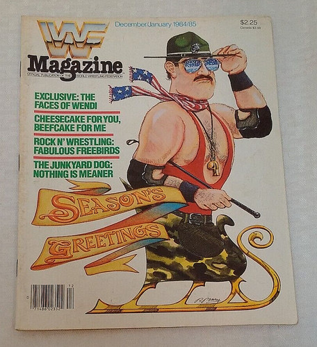 Vintage WWF Wrestling Magazine December January 1984 1985 WWE Slaughter ...