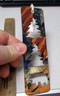 Alaska Bookmark metal laser art bookmark with Alaska cut out between ...
