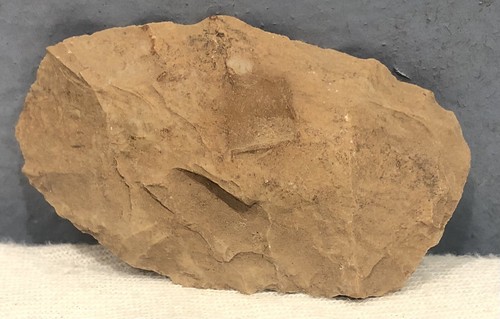 100% Authentic Prehistoric Stone Knife Scraper USA Native Neolithic ...