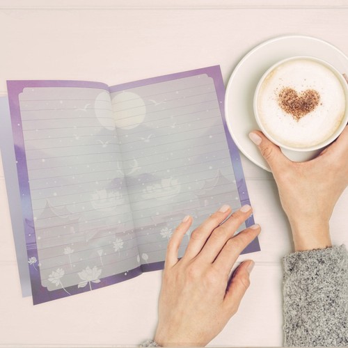 Notepad Simple Notebook Exquisite Notepad Printing Scrapbook Students Notepad | eBay UK