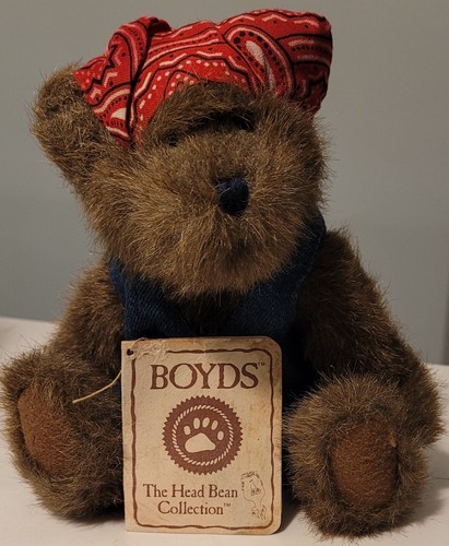 Boyds Bears Head Bean Collection Keep On Ridin' Al Bearoom Jr ...
