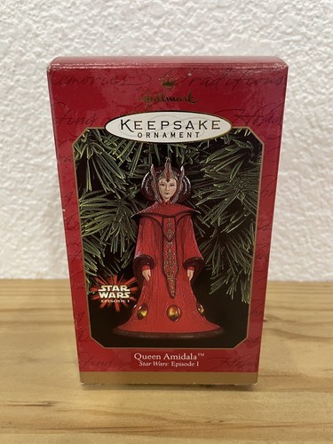 Hallmark Keepsake Queen Amidala STAR WARS Episode 1 Christmas Ornament ...