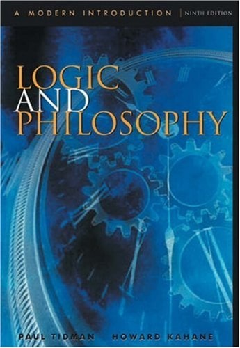 Logic and Philosophy Hardcover Howard, Tidman, Paul Kahane ...