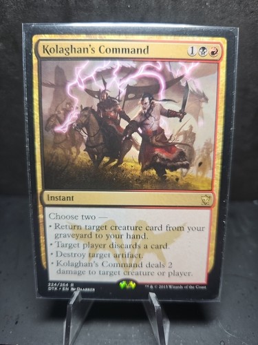 MTG Kolaghan's Command - Dragons of Tarkir 224/264 Rare Instant | eBay