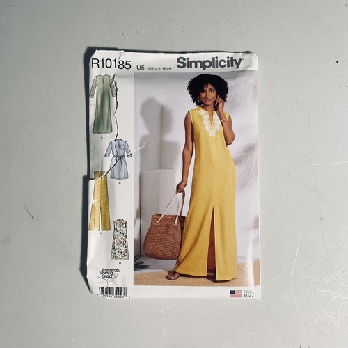 Simplicity Sew Pattern S8912 Misses' Dresses 2 Lengths Sz 6-14 DAMAGED ...
