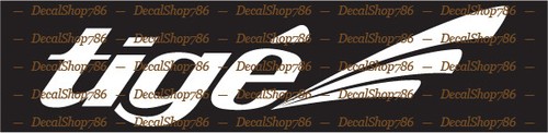 Tig­e Boats - Outdoor Sports - Vinyl Die-Cut Peel N' Stick Decals ...
