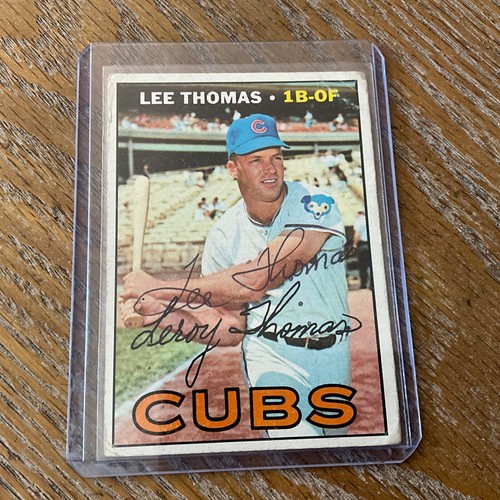 Autographed 1967 Topps LEE THOMAS . DEC 2022 #D-1 | eBay