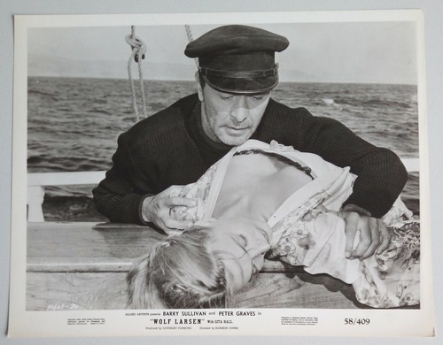 BARRY SULLIVAN GITA HALL Wolf Larsen '58 CLEAVAGE SEXY | eBay