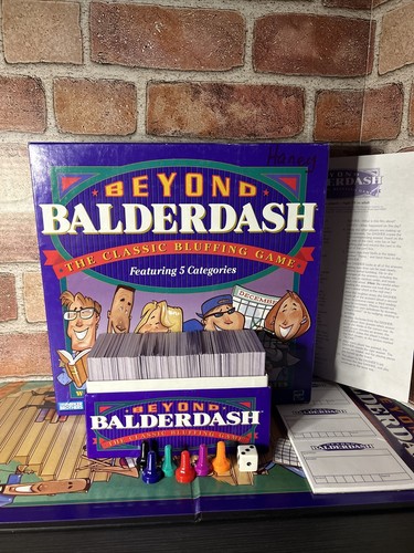 Beyond Balderdash - Parker Brothers 1997 Classic Bluffing Game ...
