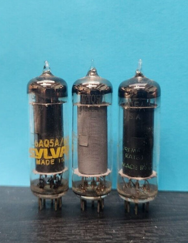 1- 6AQ5A 6HG5 6005 Vacuum Tube Mixed Brands Tested Qty Available Loc ...