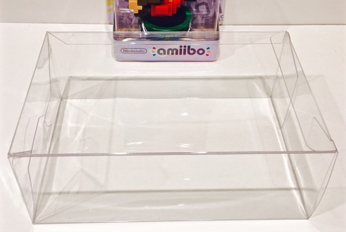5 Box Protectors For NINTENDO AMIIBO NEW SMALL SIZE ONLY! Clear Display ...